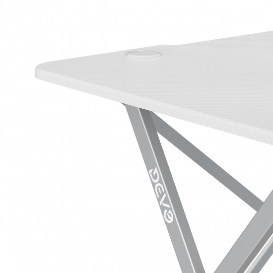 Devo Gaming Table - Basic Attention - White